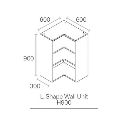 Excel-Cab L-Shape Corner Wall Cabinets – Finsahome
